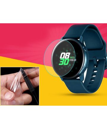 Samsung Galaxy Watch 4 44MM Screenprotector Soft TPU - Display Folie ...
