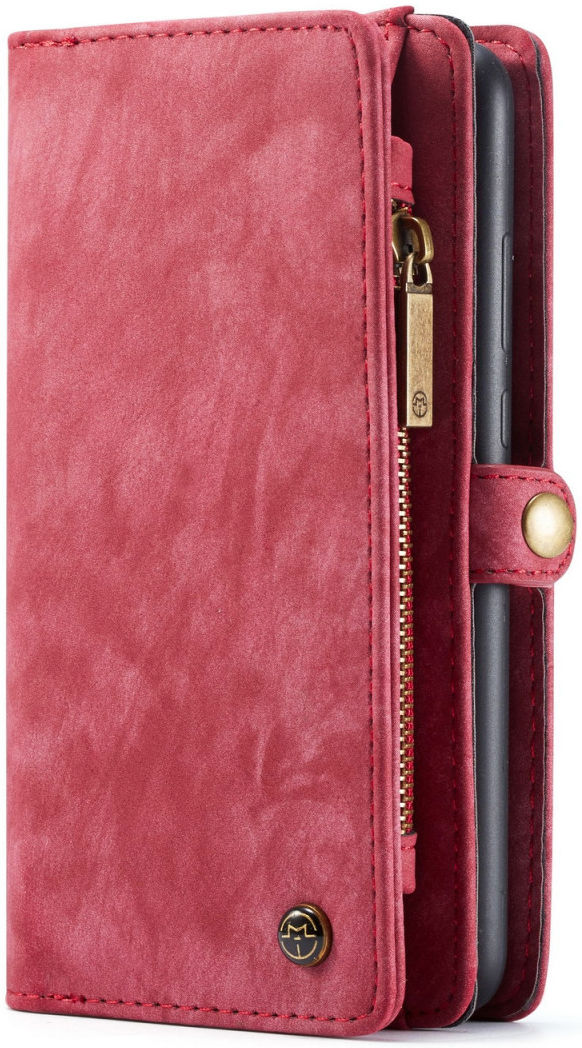 CaseMe 2-in-1 Samsung Galaxy A72 Hoesje Book Case en Back Cover Rood | GSMpunt.nl