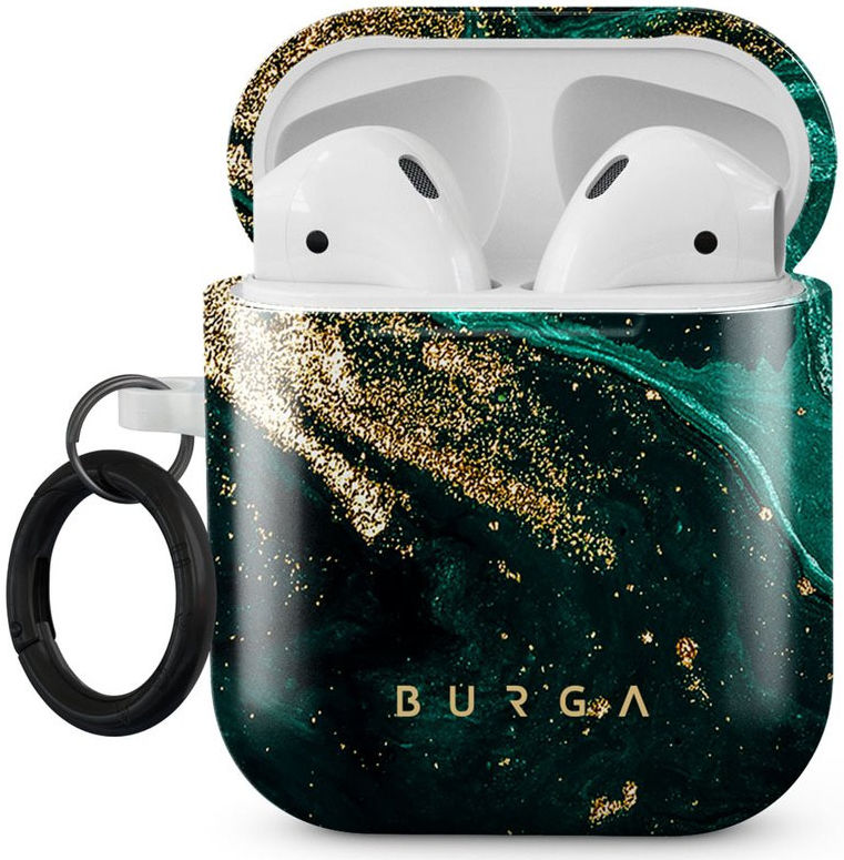 Burga Tough Case Apple AirPods 1/2 Hoesje Emerald Pool | GSMpunt.nl