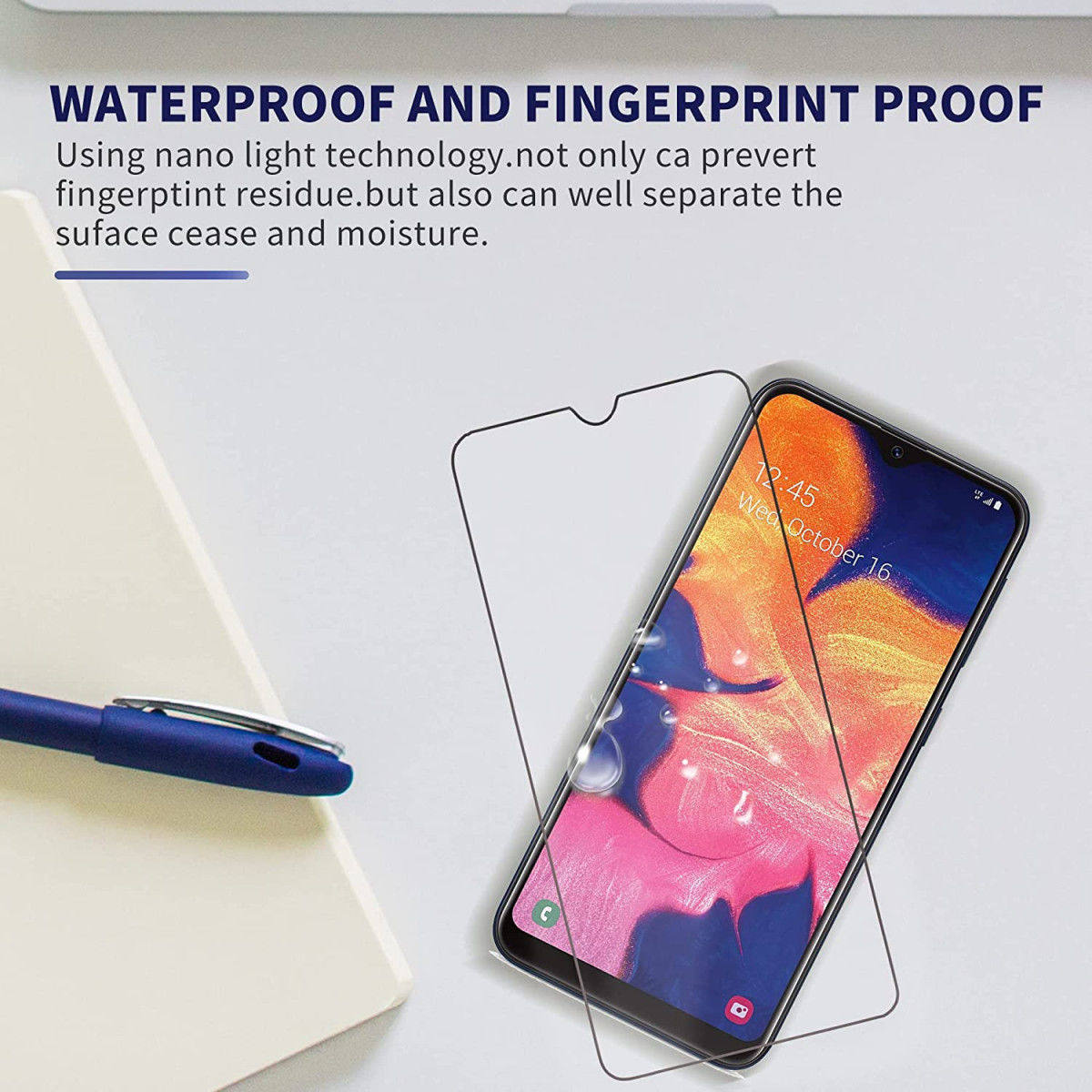 Samsung Galaxy M52 Screen Protector 0.3mm Arc Edge Tempered Glass ...