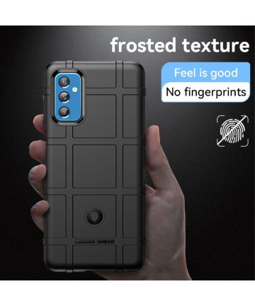 Samsung Galaxy M52 5G Hoesje Shock Proof Rugged Back Cover Blauw ...