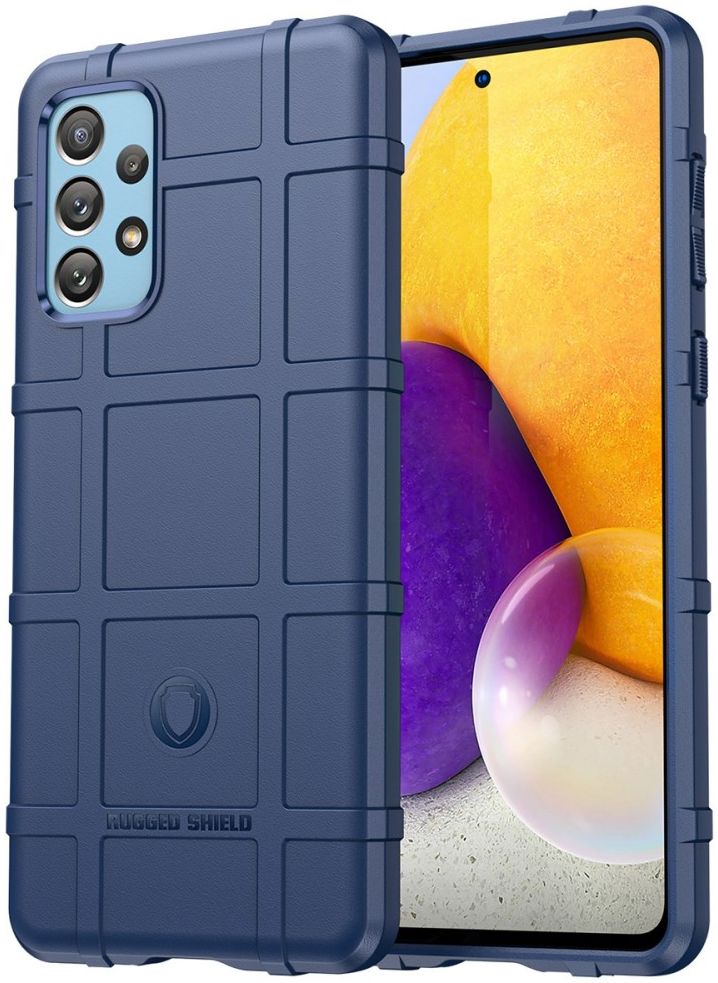 Samsung Galaxy A73 5G Shock Proof Rugged Shield Back Cover Blauw | gsmpunt