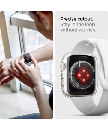 Spigen Liquid Crystal - Apple Watch 41MM / 40MM Hoesje - Transparant ...