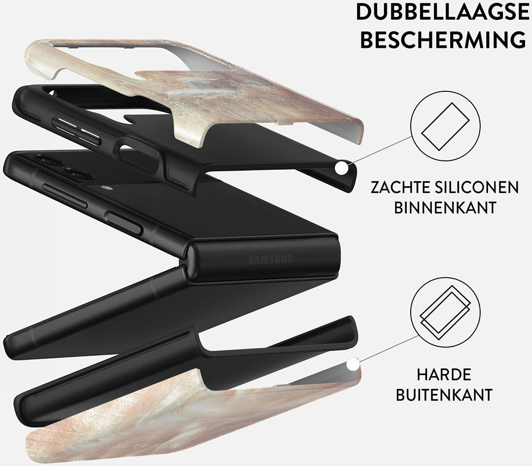 Burga Tough Case Samsung Galaxy Z Flip 3 Hoesje Serene Sunset | GSMpunt.nl