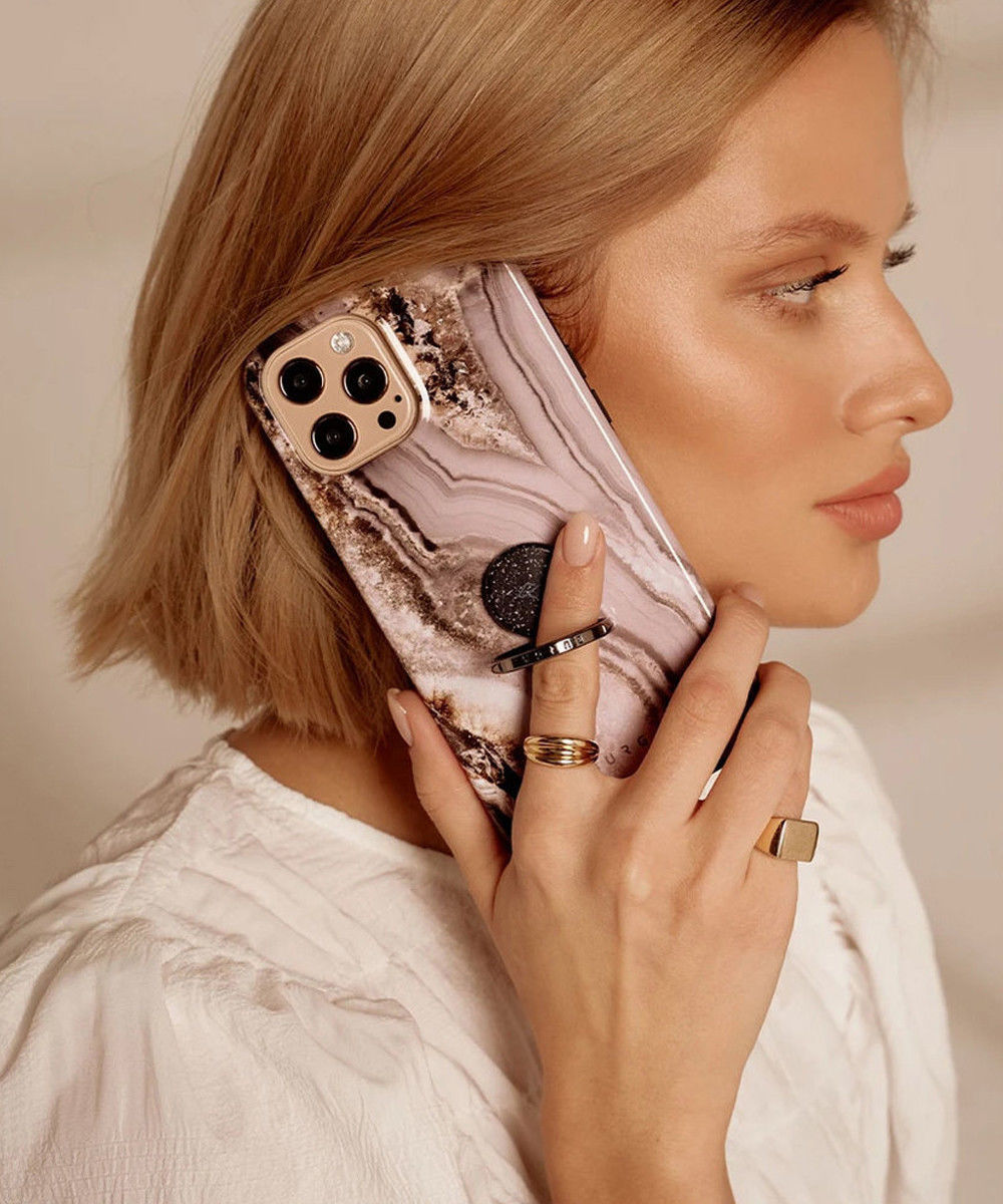 Burga Universele Kickstand Ring en Vinger Houder Attachable Zwart | gsmpunt