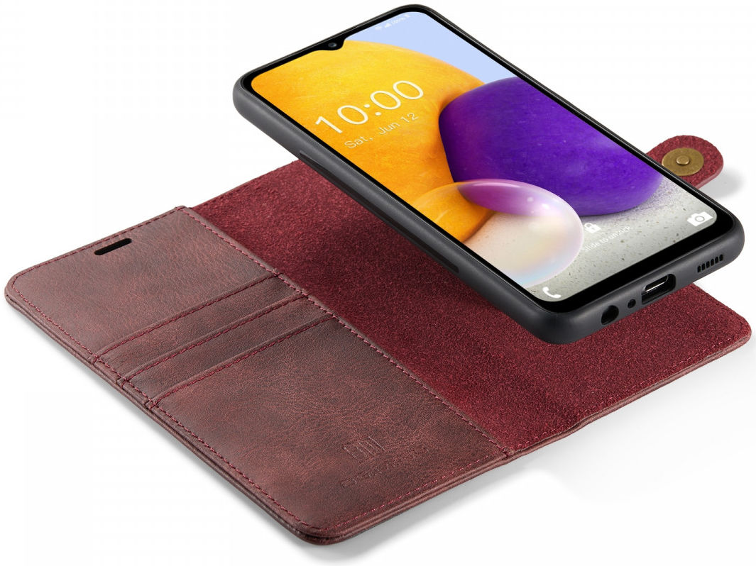 Samsung Galaxy A13 4G Hoesje 2-in-1 Book Case en Back Cover Rood | gsmpunt