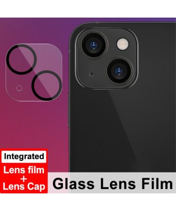 Imak Apple iPhone 13 / 13 Mini Camera Lens Protector + Lens Cap Clear ...