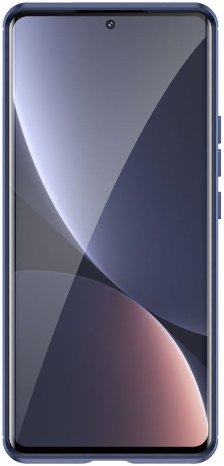 Xiaomi 12 Pro Hoesje Geborsteld TPU Flexibele Back Cover Blauw | gsmpunt