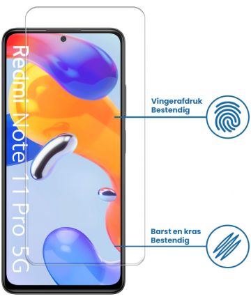 Xiaomi Redmi Note 11 Pro 5G Tempered Glass Screenprotector | GSMpunt.nl