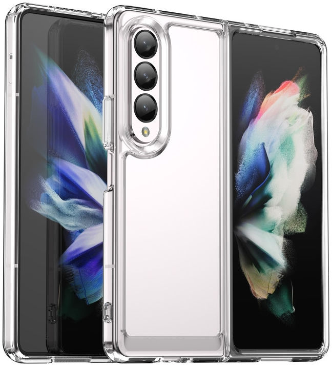 Samsung Galaxy Z Fold 4 Hoesje Hard Plastic Back Cover Transparant ...