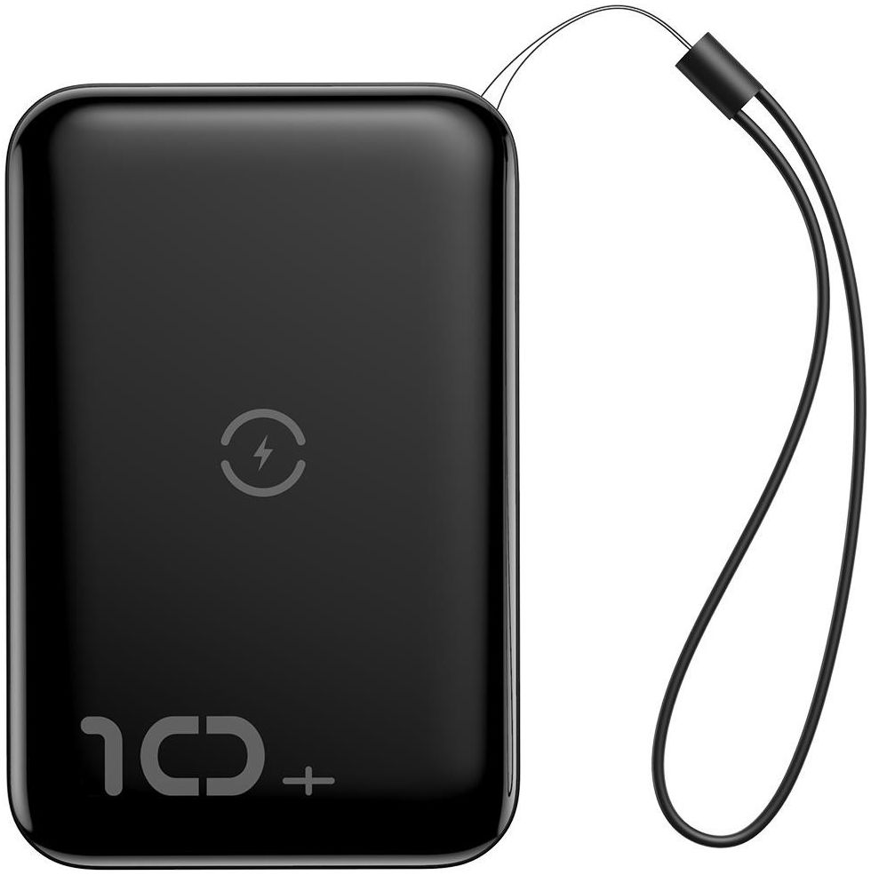 Baseus Mini Bracket USB-A/USB-C/MicroUSB 18W Powerbank 10000mAh Zwart ...