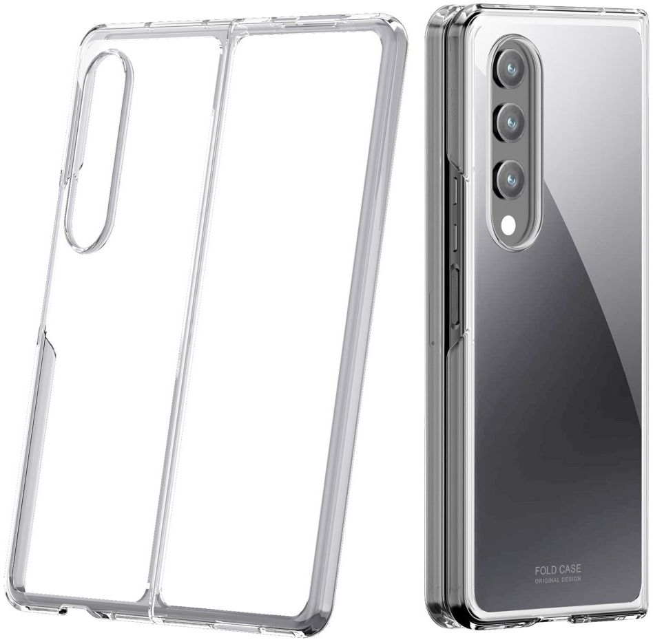 Samsung Galaxy Z Fold 4 Hoesje Armor Back Cover Transparant | GSMpunt.nl