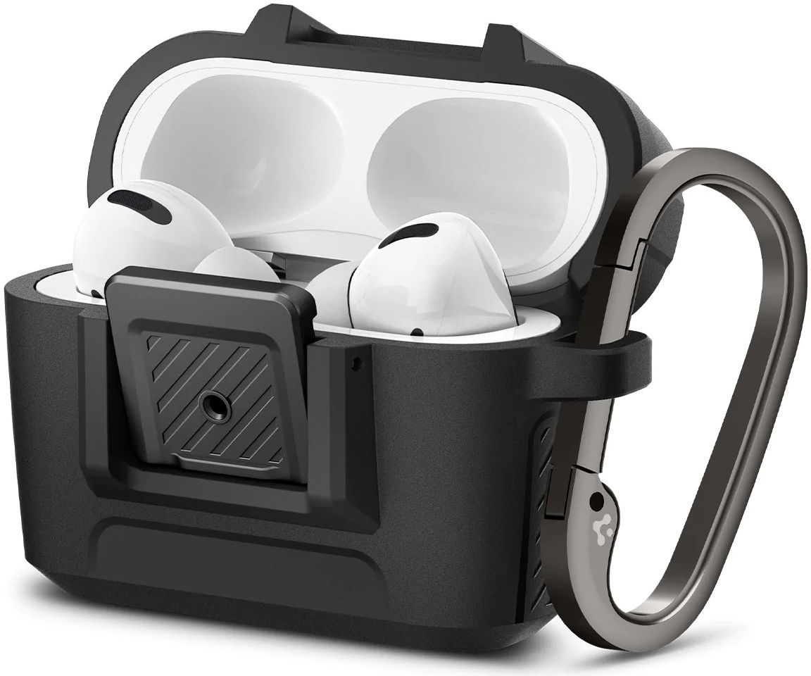 Spigen Lock Fit Apple AirPods Pro Hoesje Zwart | gsmpunt
