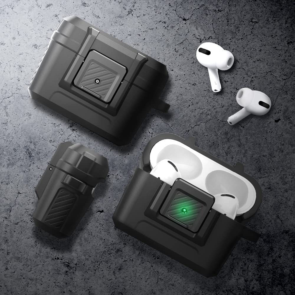 Spigen Lock Fit Apple AirPods Pro Hoesje Zwart | gsmpunt