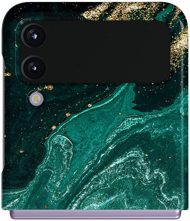 Burga Tough Case Samsung Galaxy Z Flip 4 Hoesje Emerald Pool | GSMpunt.nl