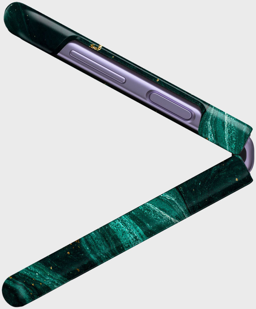 Burga Tough Case Samsung Galaxy Z Flip 4 Hoesje Emerald Pool | GSMpunt.nl