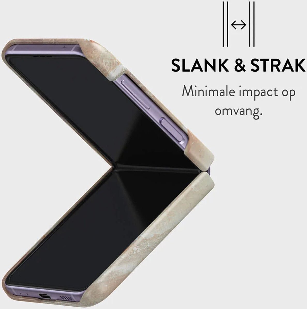 Burga Tough Case Samsung Galaxy Z Flip 4 Hoesje Serene Sunset | GSMpunt.nl