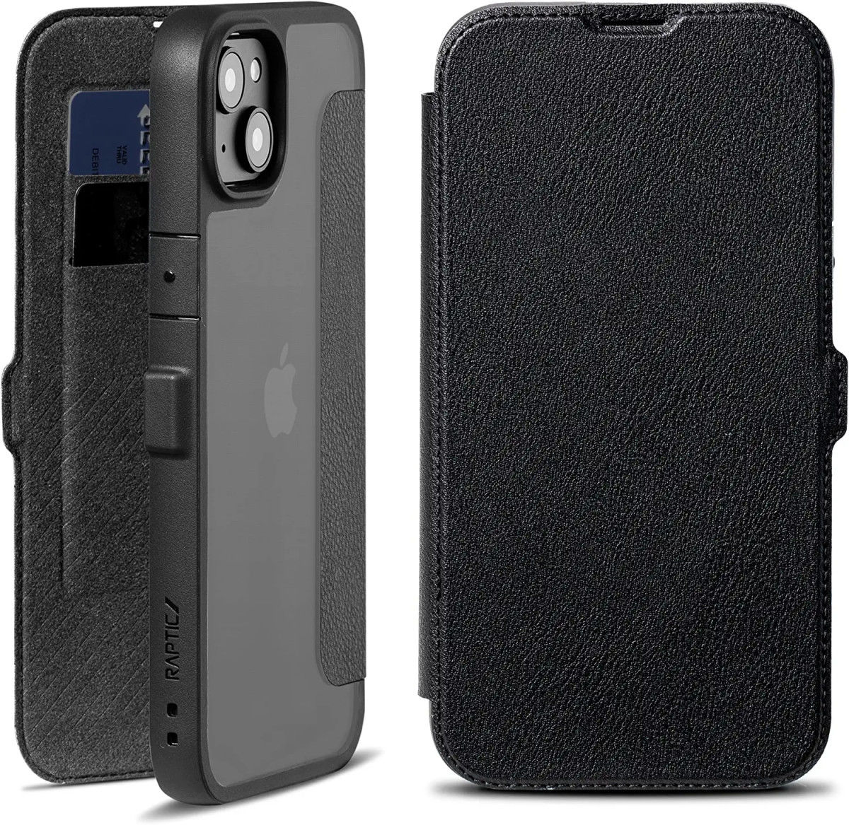 Raptic Urban Folio Apple iPhone 14 Pro Hoesje Duurzaam Book Case Zwart ...