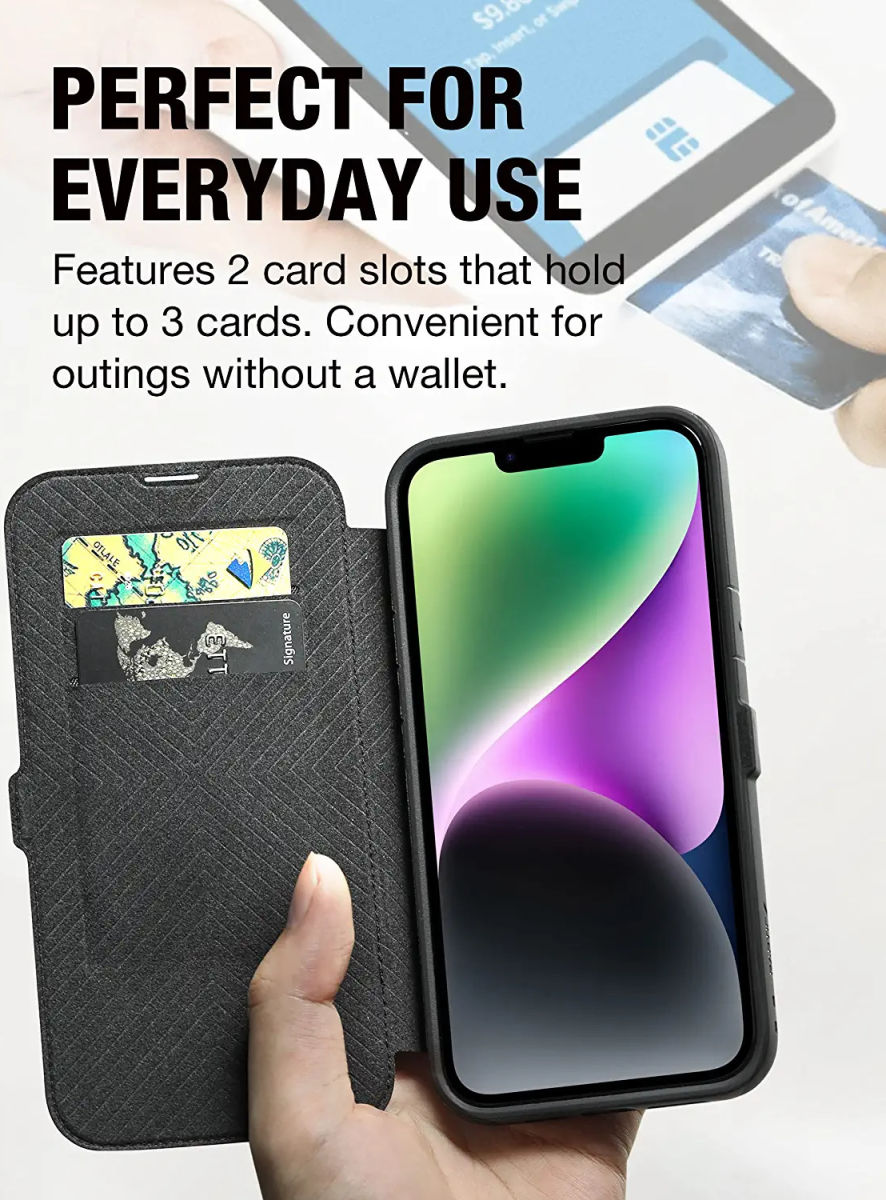 Raptic Urban Folio Apple iPhone 14 Pro Hoesje Duurzaam Book Case Zwart ...