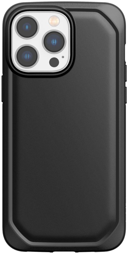 Raptic Slim iPhone 14 Pro Max Hoesje Duurzaam Back Cover Zwart | gsmpunt
