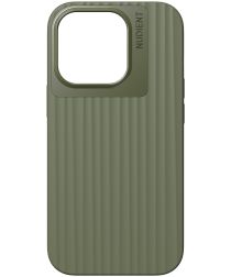 Nudient Bold Case Apple iPhone 14 Pro Hoesje Premium Back Cover Olive | GSMpunt.nl