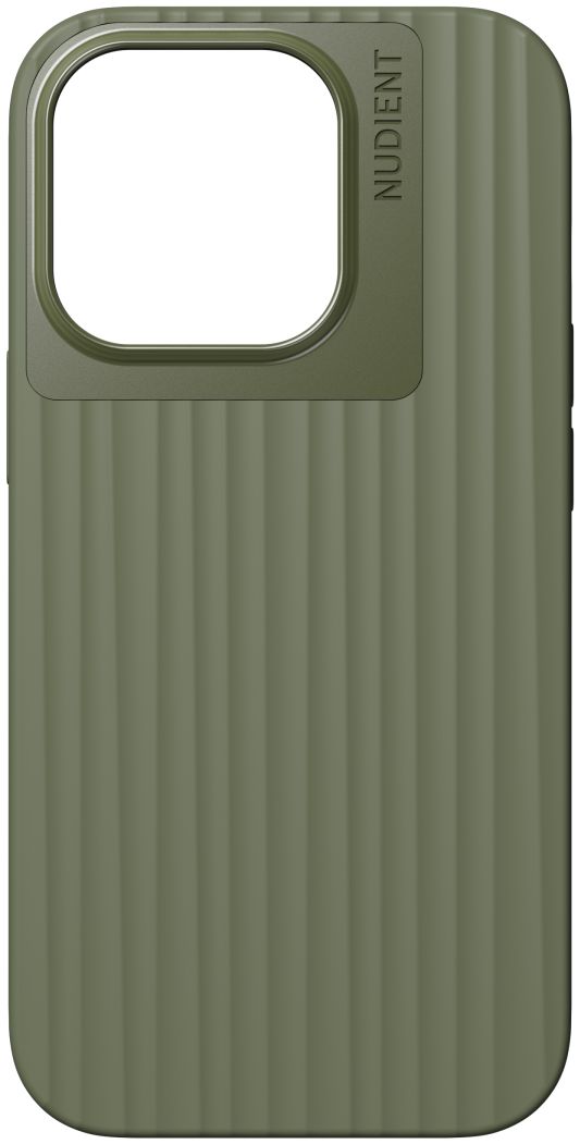 Nudient Bold Case Apple iPhone 14 Pro Hoesje Premium Back Cover Olive | GSMpunt.nl