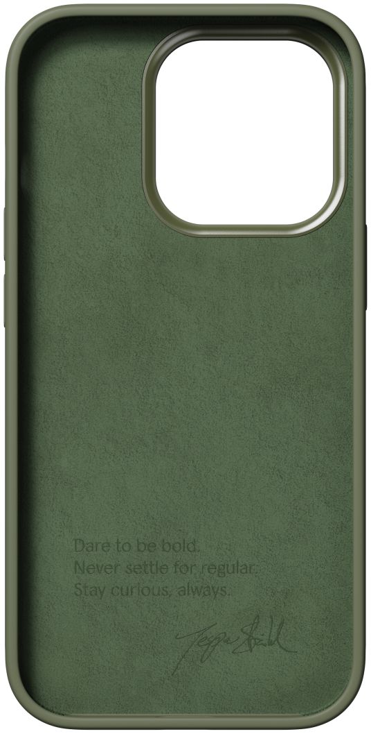 Nudient Bold Case Apple iPhone 14 Pro Hoesje Premium Back Cover Olive | GSMpunt.nl