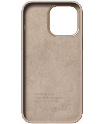 Nudient Bold Case Apple iPhone 14 Pro Max Hoesje Back Cover Beige | GSMpunt.nl