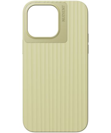 Nudient Bold Case Apple iPhone 14 Pro Max Hoesje Back Cover Geel | GSMpunt.nl