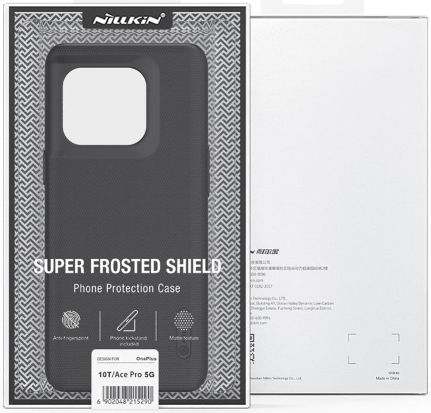 Nillkin Super Frosted Shield OnePlus 10T Hoesje Back Cover Blauw ...