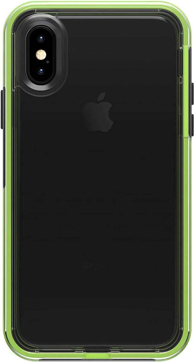 LifeProof SLAM Apple iPhone XS Max Hoesje Transparant Groen | GSMpunt.nl