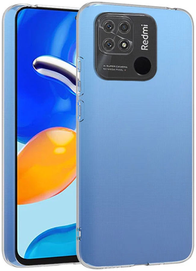 Xiaomi Redmi 10C Hoesje Dun TPU Back Cover Transparant | gsmpunt