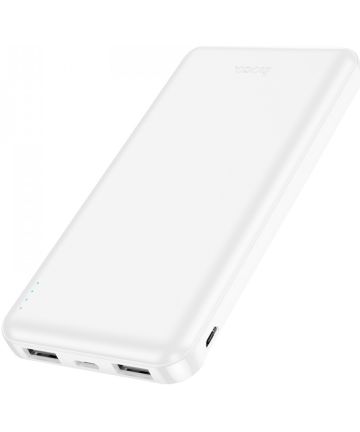 Hoco J100 Ultra Dunne USB Powerbank 10.000 mAh Wit | GSMpunt.nl