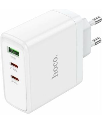 Hoco N30 Trio 65W Power Adapter USB-C / USB Snellader + 100W Kabel Wit ...