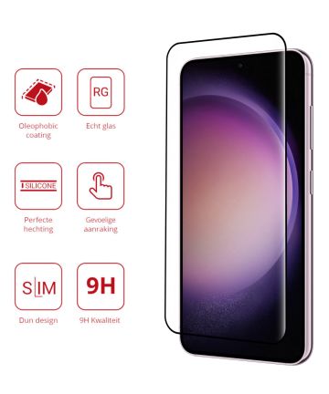 Rosso Samsung Galaxy S23 Plus 9H Tempered Glass Screen Protector ...