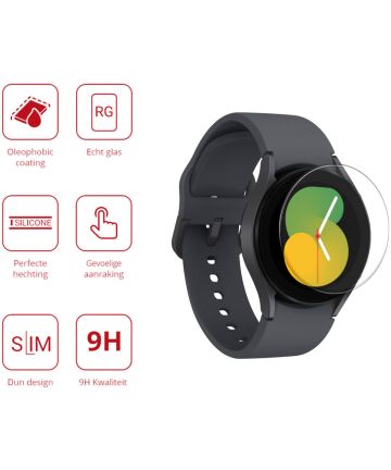 Rosso - Samsung Galaxy Watch 5 40MM 9H Tempered Glass Screen Protector ...