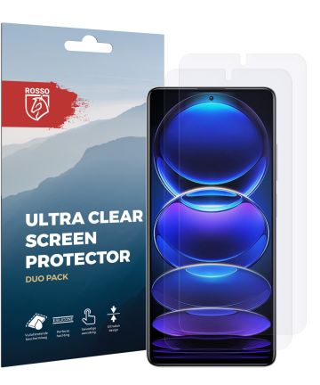 Rosso Xiaomi Redmi Note 12 Pro Plus Ultra Clear Screenprotector 2-Pack ...