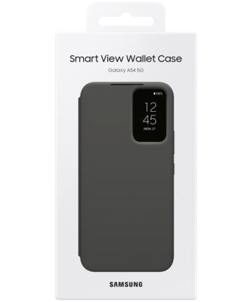 Origineel Samsung Galaxy A54 Hoesje Smart View Wallet Case Zwart ...