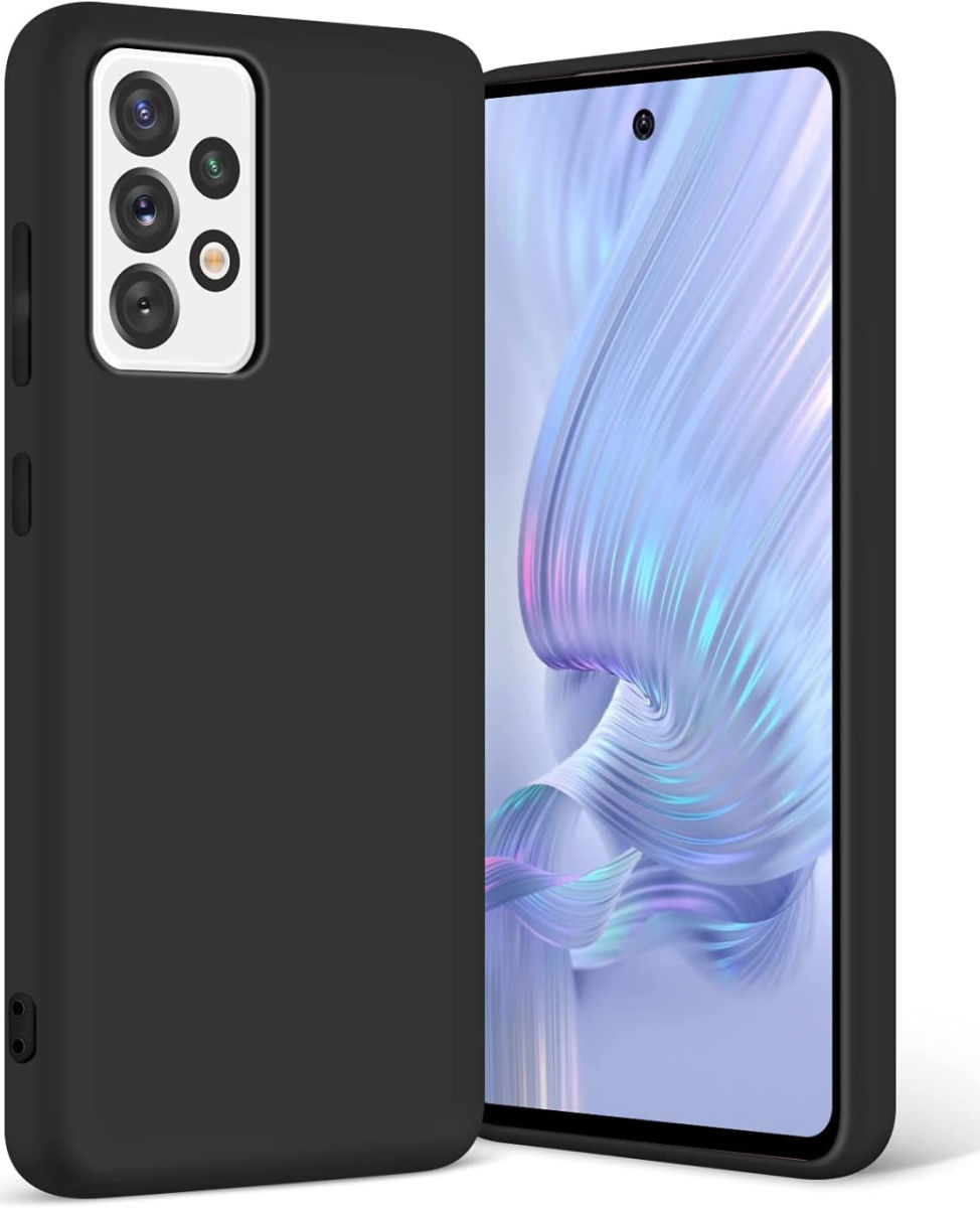 Samsung Galaxy A52 / A52S Hoesje Dun TPU Back Cover Zwart | gsmpunt