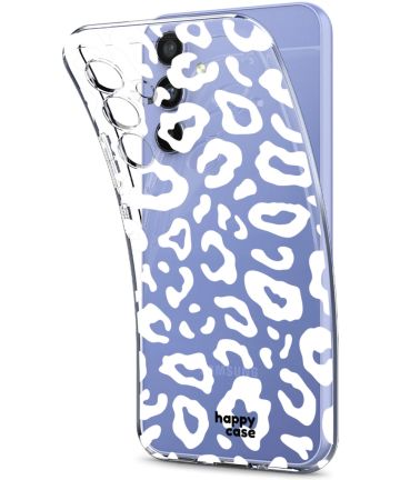 HappyCase Samsung Galaxy A54 Hoesje Flexibel TPU Luipaard Print ...