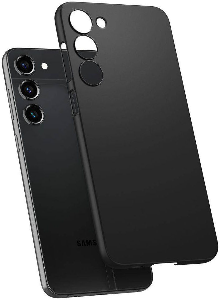 Spigen Air Skin Samsung Galaxy S23 Plus Hoesje Back Cover Zwart | gsmpunt
