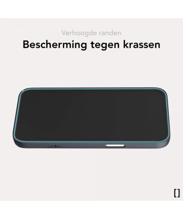 Nekit Apple iPhone 12 / 12 Pro Hoesje met MagSafe Back Cover Dun Blauw ...