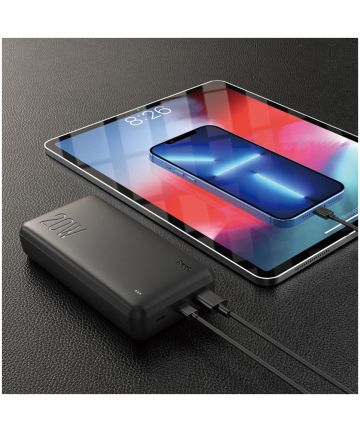 Hoco J87A 20W Powerbank 20.000mAh Power Delivery en Quick Charge Zwart ...