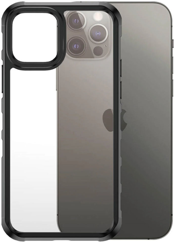 PanzerGlass SilverBullet ClearCase Apple iPhone 12/12 Pro Hoesje Zwart | GSMpunt.nl