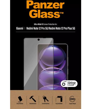 PanzerGlass Xiaomi Redmi Note 12 Pro (Plus) Screen Protector | GSMpunt.nl
