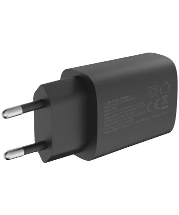 Mobilize 25W Power Delivery / PPS Charge USB-A en USB-C Adapter Zwart ...
