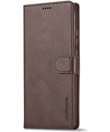 LC.IMEEKE Xiaomi Redmi Note 12 Pro/Poco X5 Pro Hoesje Book Case Bruin ...