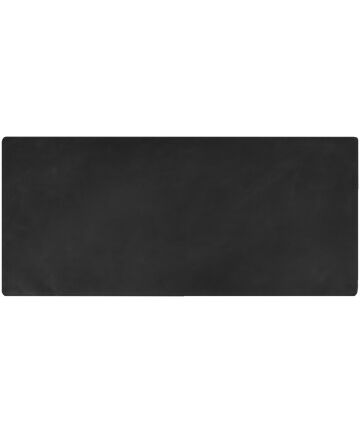 Rosso Deluxe Muismat XXL voor Bureau/Kantoor Leer Zwart | GSMpunt.nl