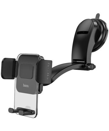 Hoco CA118 Universele Telefoonhouder Auto Raam/Dashboard Zwart | GSMpunt.nl