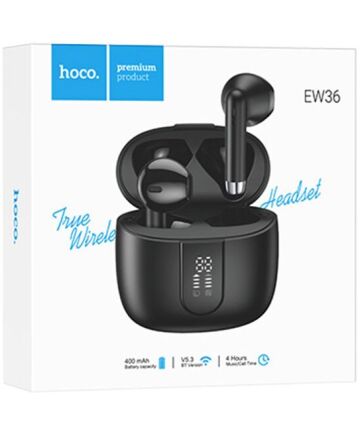 Hoco EW36 Delicate Draadloze Bluetooth Oordoppen Zwart | GSMpunt.nl